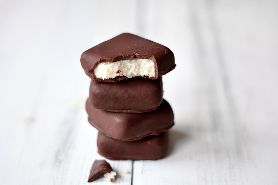 Peppermint CBD Bounty Bars (Gluten-Free, Paleo, Raw Vegan)
